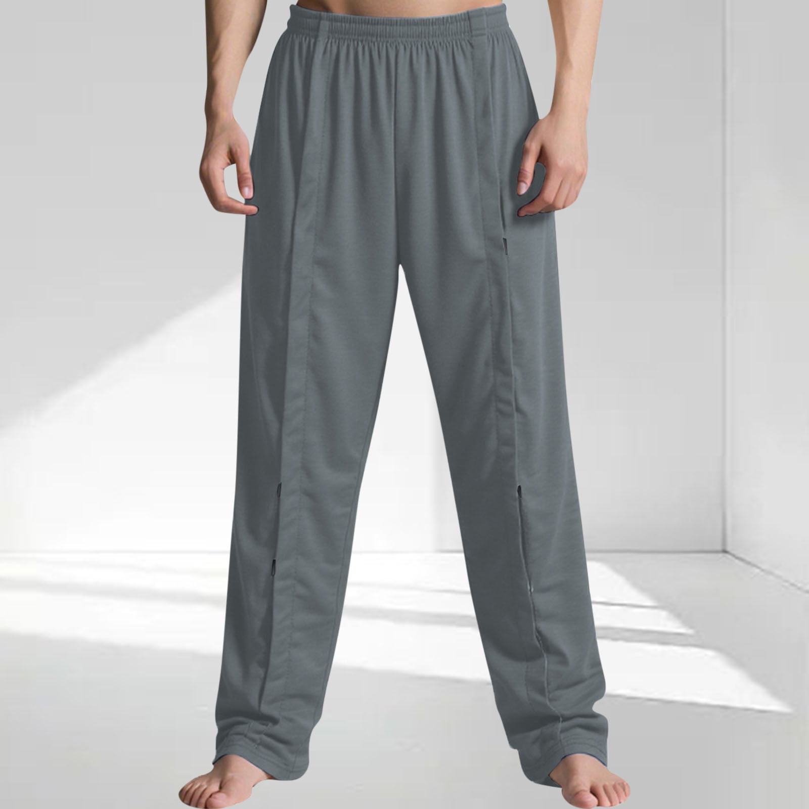 Simua Men's Quick-Dry Healthcare Pants - Easy On/Off Hook-and-Loop ...