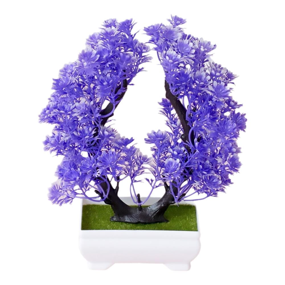 Simulated Acacia Plum Blossom Tree Bonsai Home Decor Ornamental Fake ...
