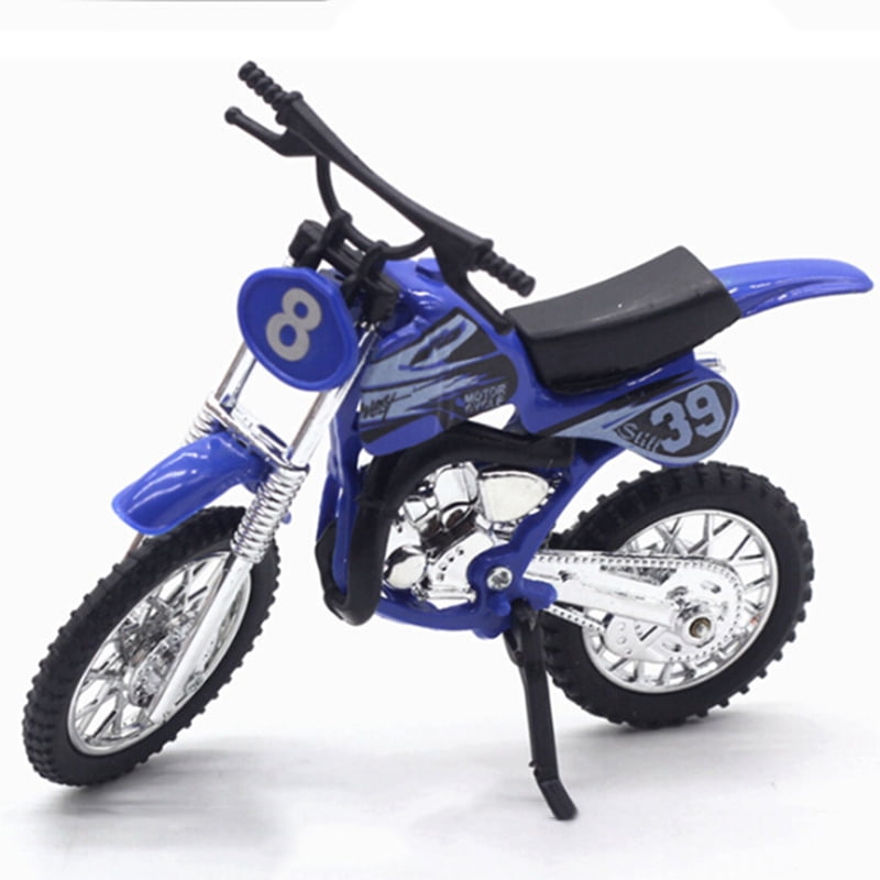 Simulated Alloy Motocross Motorcycle Model 1:18 Toy Adventure Imulation ...