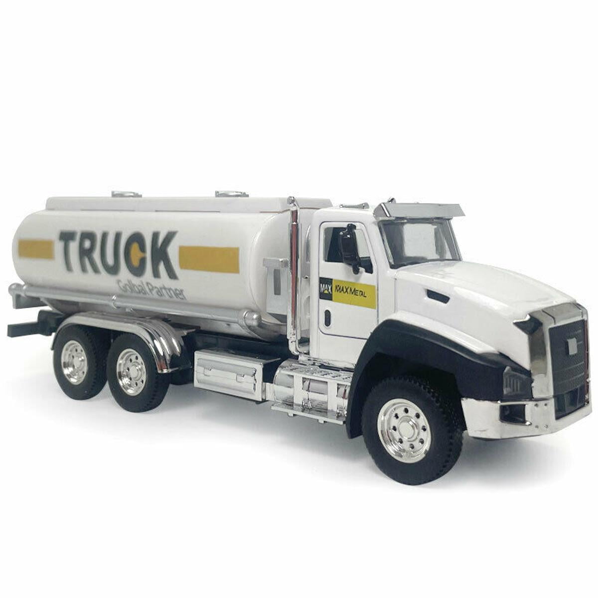 Simulated Alloy+Plastic Engineering Truck Tanker Trailer Construction ...