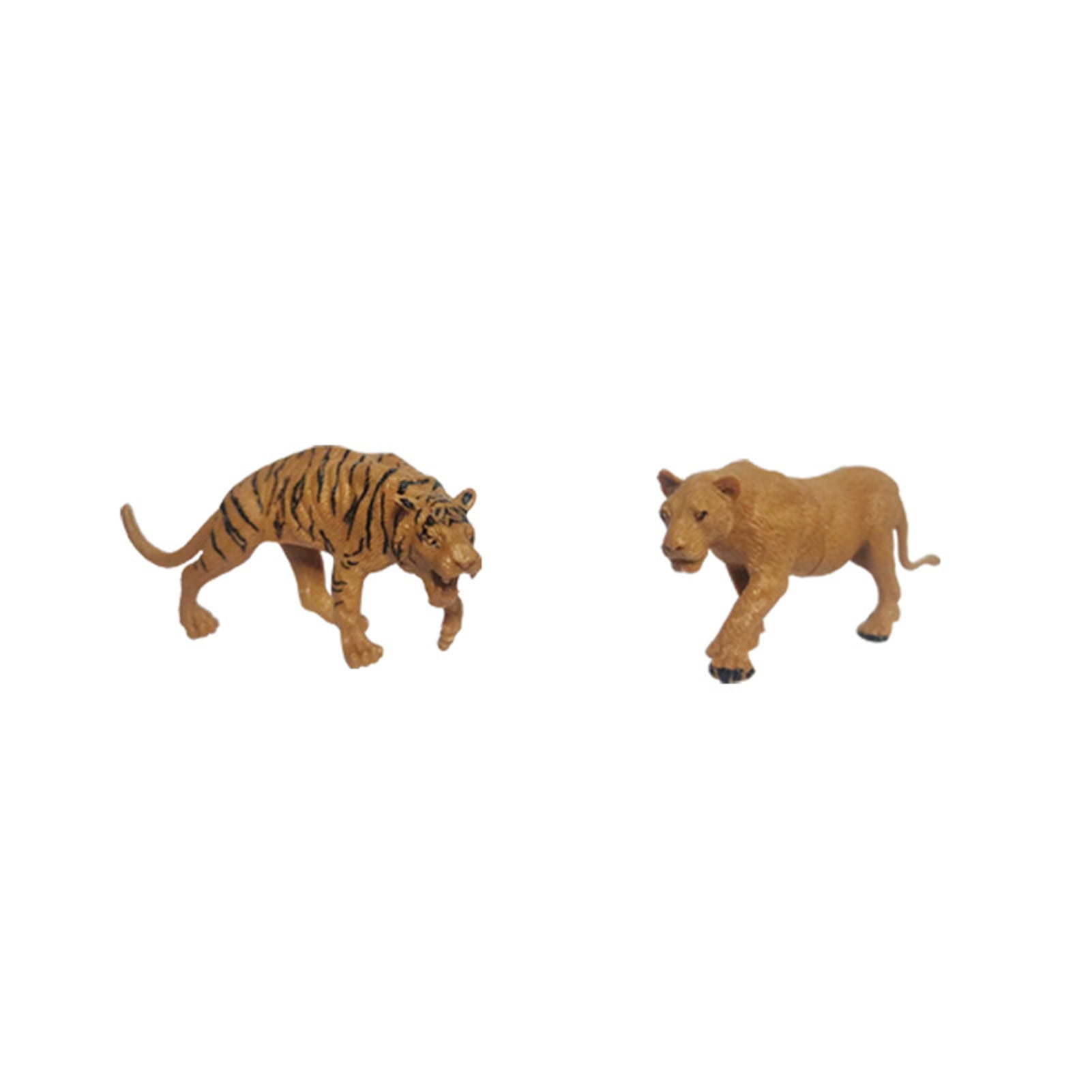 Simulated Animal Models Set - Horse Sheep Lion Tiger Deer Elephant ...
