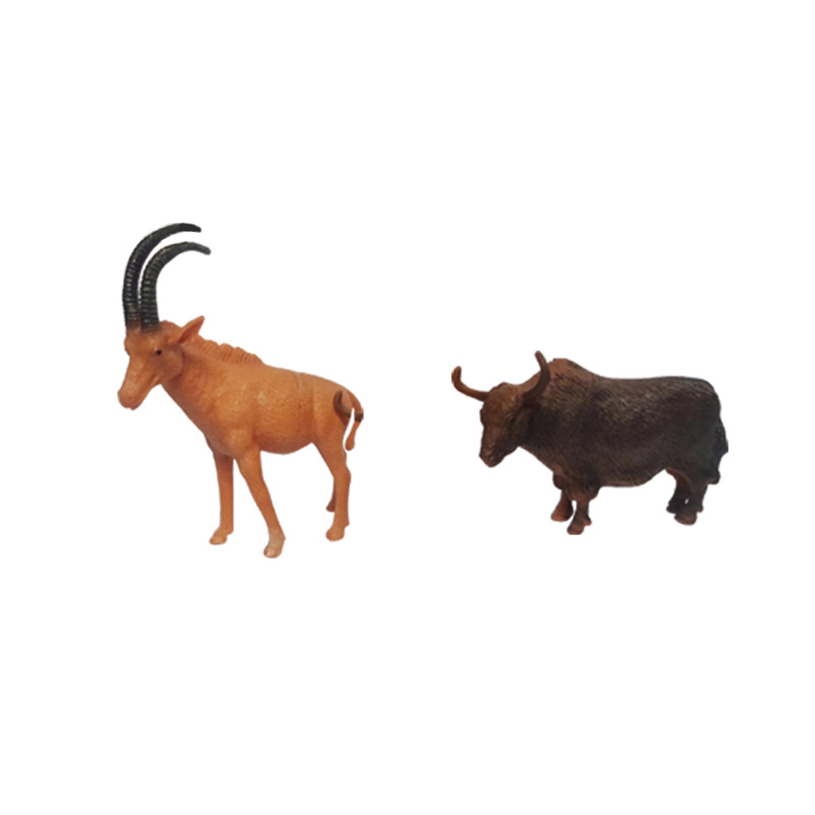 Simulated Animal Models Set - Horse Sheep Lion Tiger Deer Elephant ...