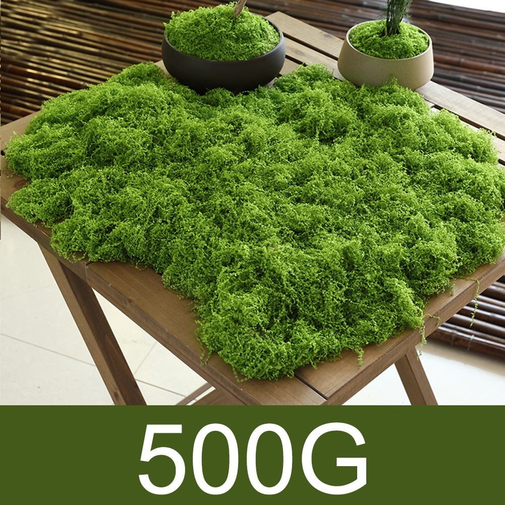 Simulated Artificial Turf Landscape Decoration, Light Green/Green 100g ...