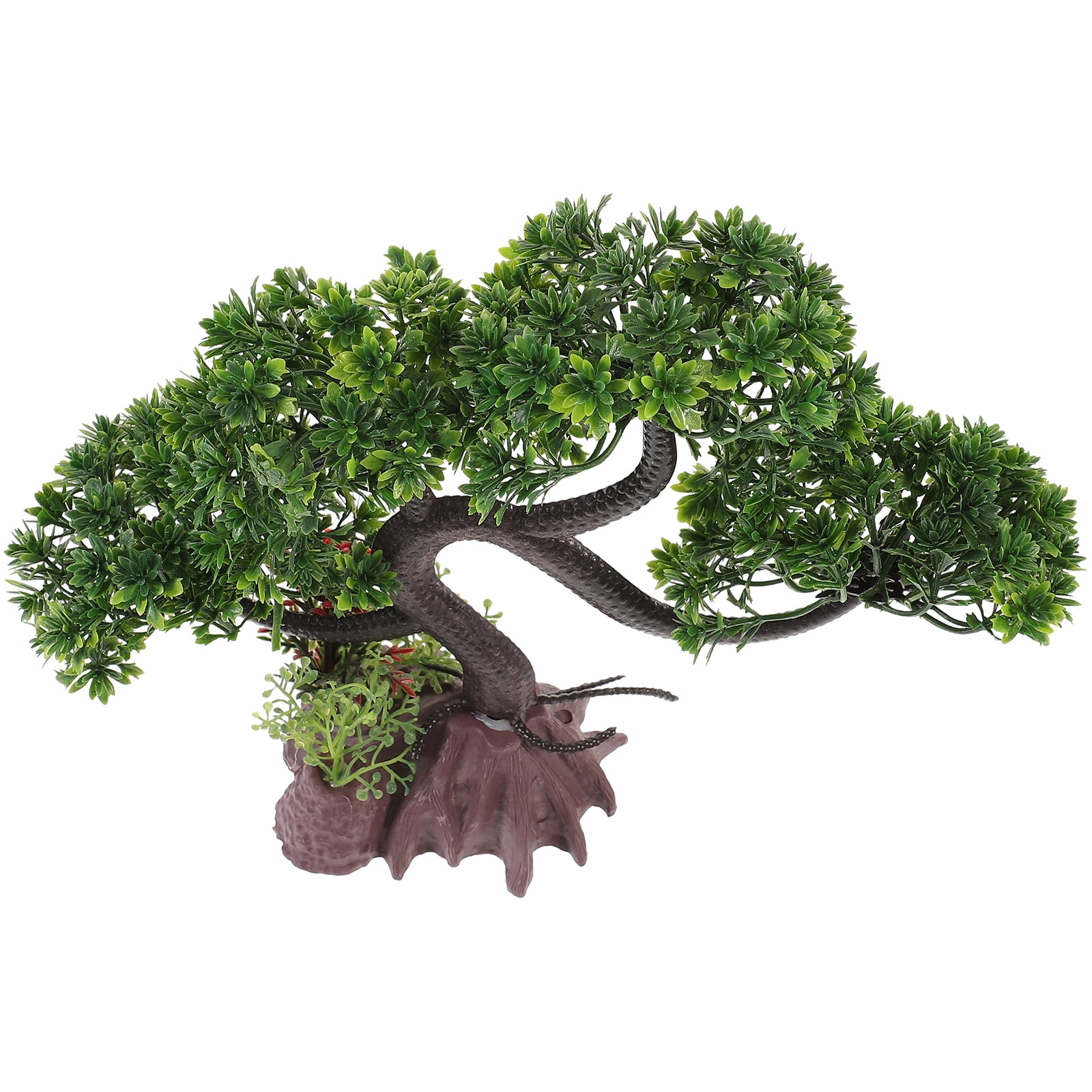 Simulated Big Tree Fish Tank Ornament Fish Tank Decors Plastic Trees ...