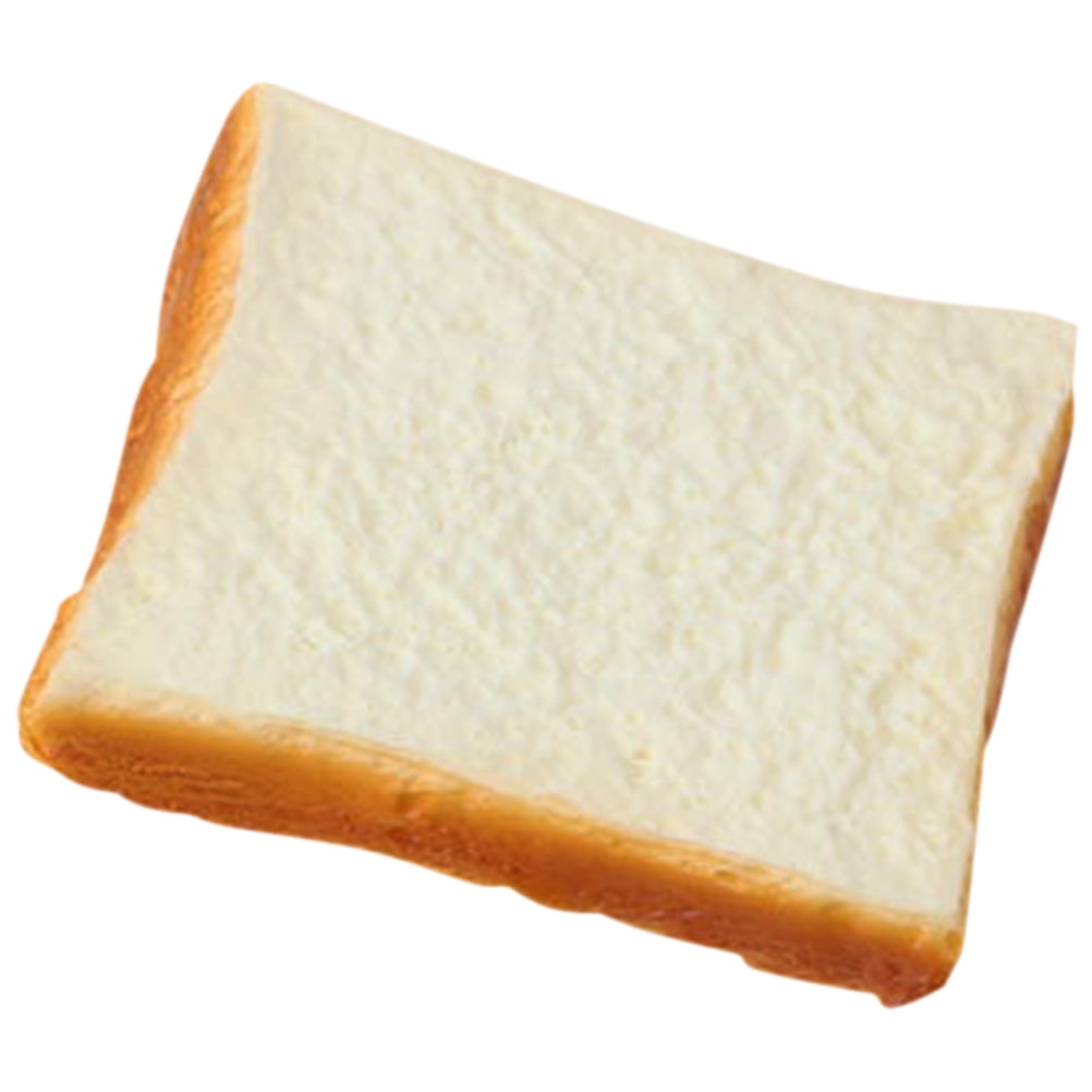 Simulated Bread Models Vivid Toast Fake Slice Realistic Artificial Pu ...