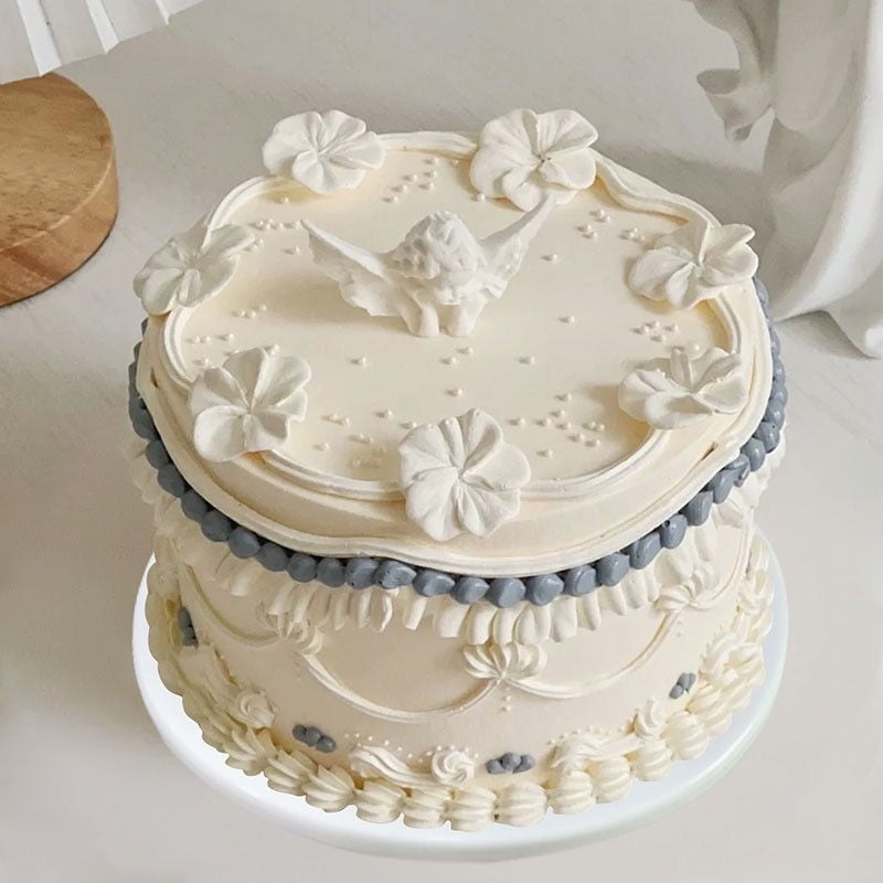 Simulated Cake Model Korean Style Foam Silicone 6Inch Fake Cake ...