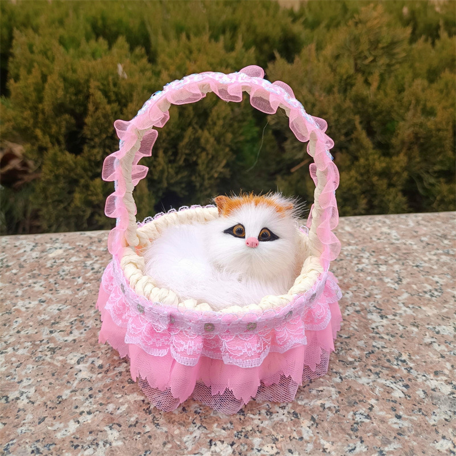 Simulated Cat Toy Plush Cat Toy Realistic Cat Toy with Sound Portable ...