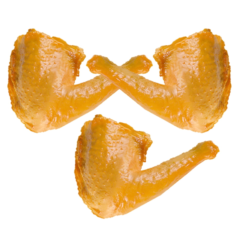 Simulated Chicken Wing Ornaments Fake Food Photo Props Realistic Leg ...