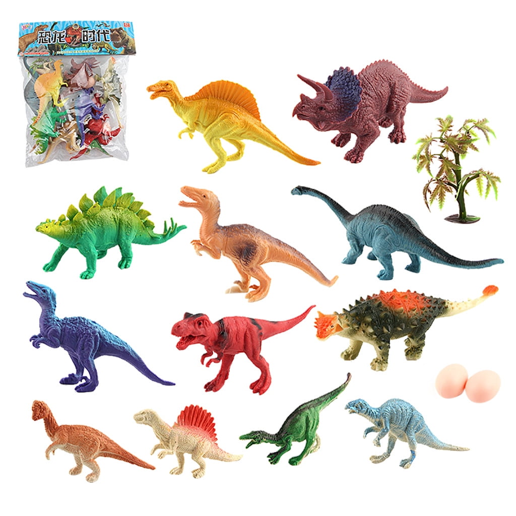 Simulated Dinosaur Animals Novelty Toy,Dinosaur Figures Assorted Mini ...