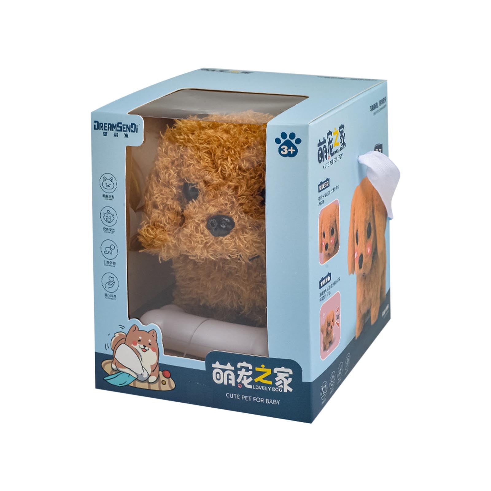 Robot Puppy Toy That Acts Like A Real Puppy, Realistic Robot Plush ...