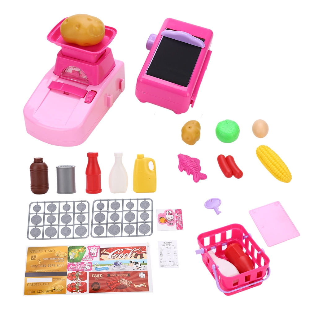 Simulated Electronic Supermarket Cash Register Toy Educational Kids ...