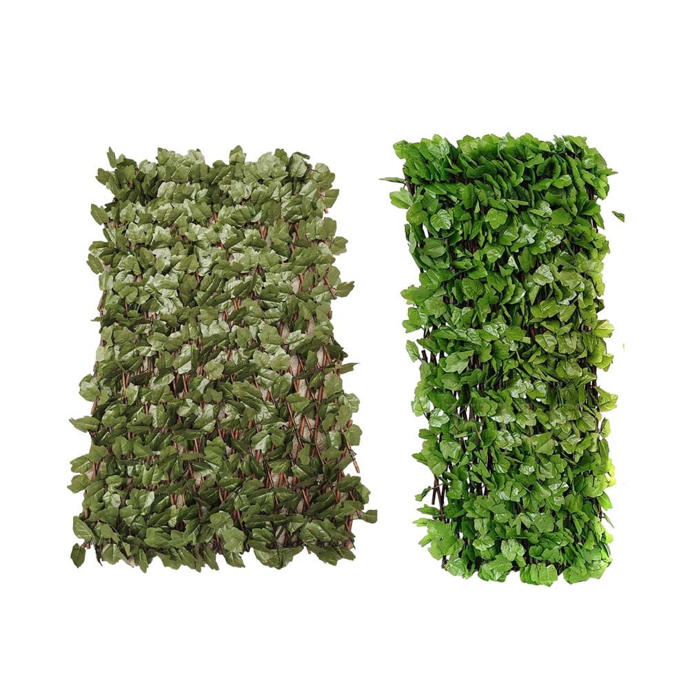 Simulated Fence, Leaf Fence, Balcony Decoration, Green Plant Courtyard ...