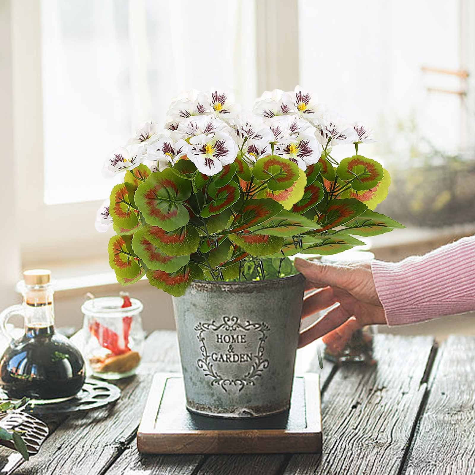 Simulated Flower Arrangements,Home Decor Artificial Plants,12-Inch ...