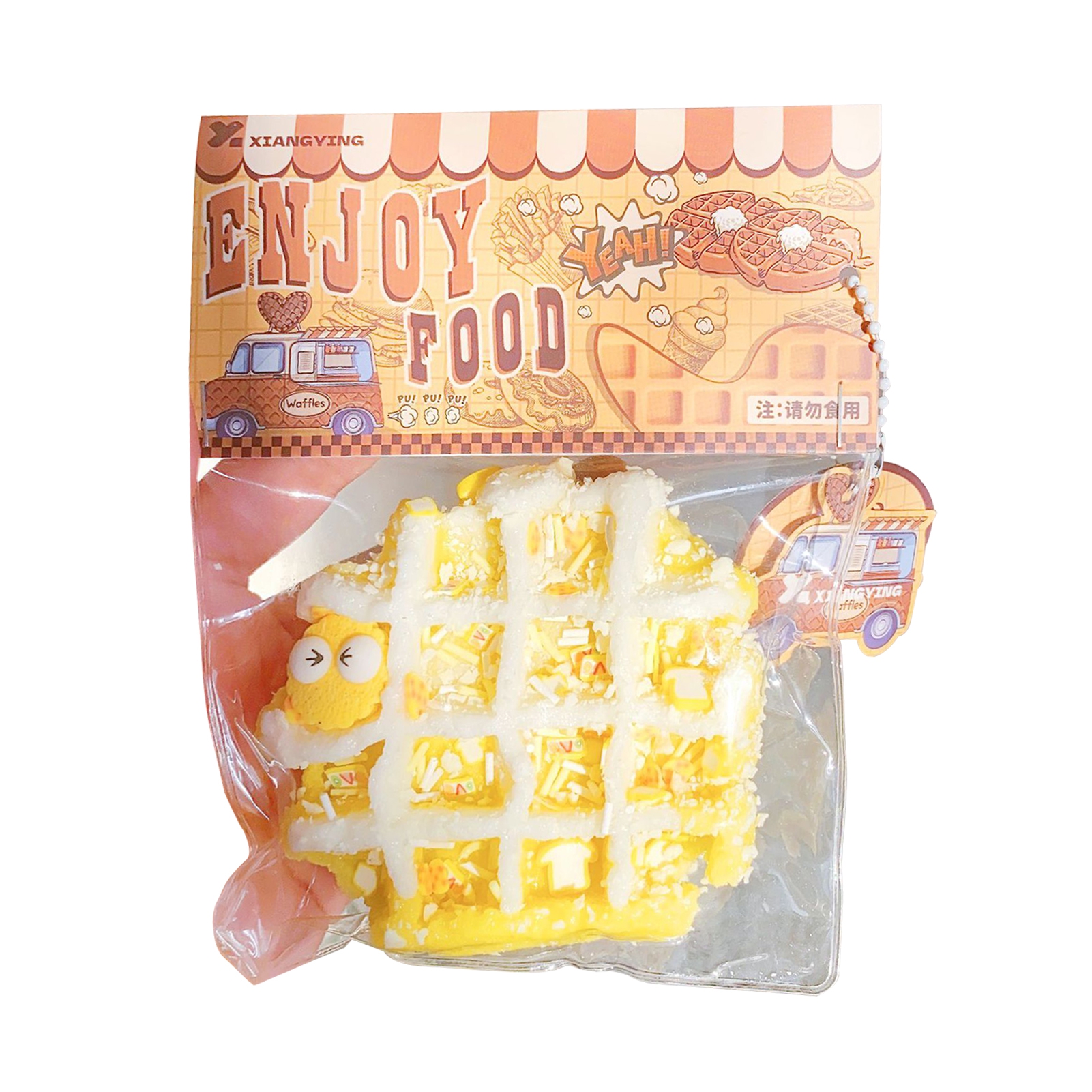 Simulated Food Pinch Toy Slow Rebound Waffle Doughnut Dessert Stress ...
