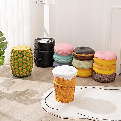 Simulated Food Stool, Soft Resin Retro Fun Ingenious Decorative Low ...
