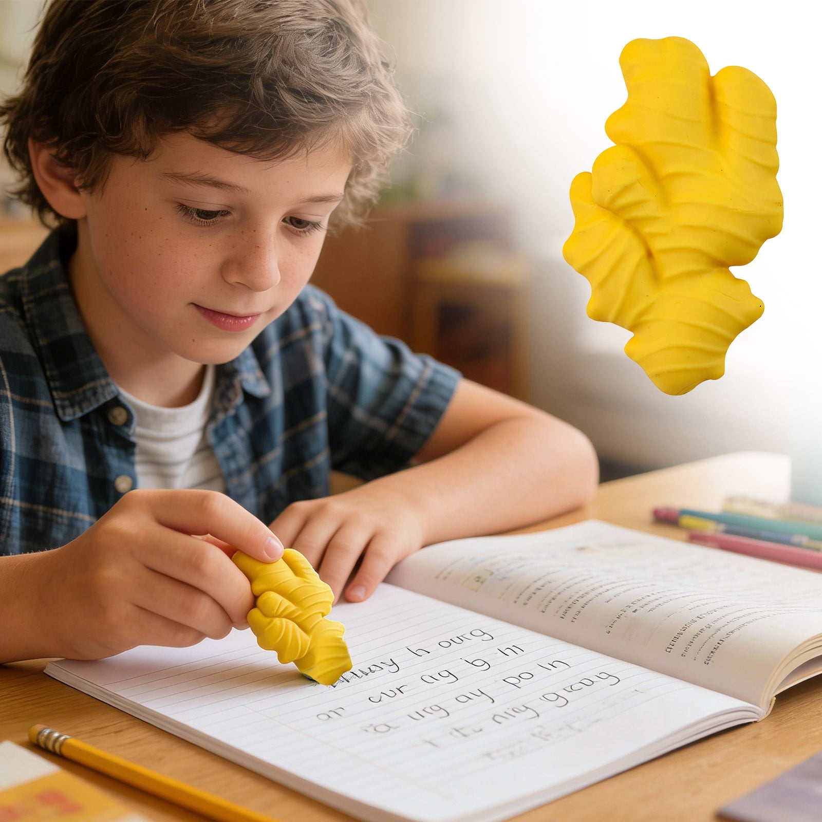 Simulated Ginger Eraser, Realistic Shape Pencil Eraser for Home ...
