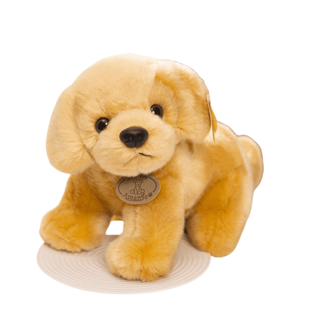 Simulated Golden Retriever Plush Toy -10.6 '' Realistic Puppy Plush ...