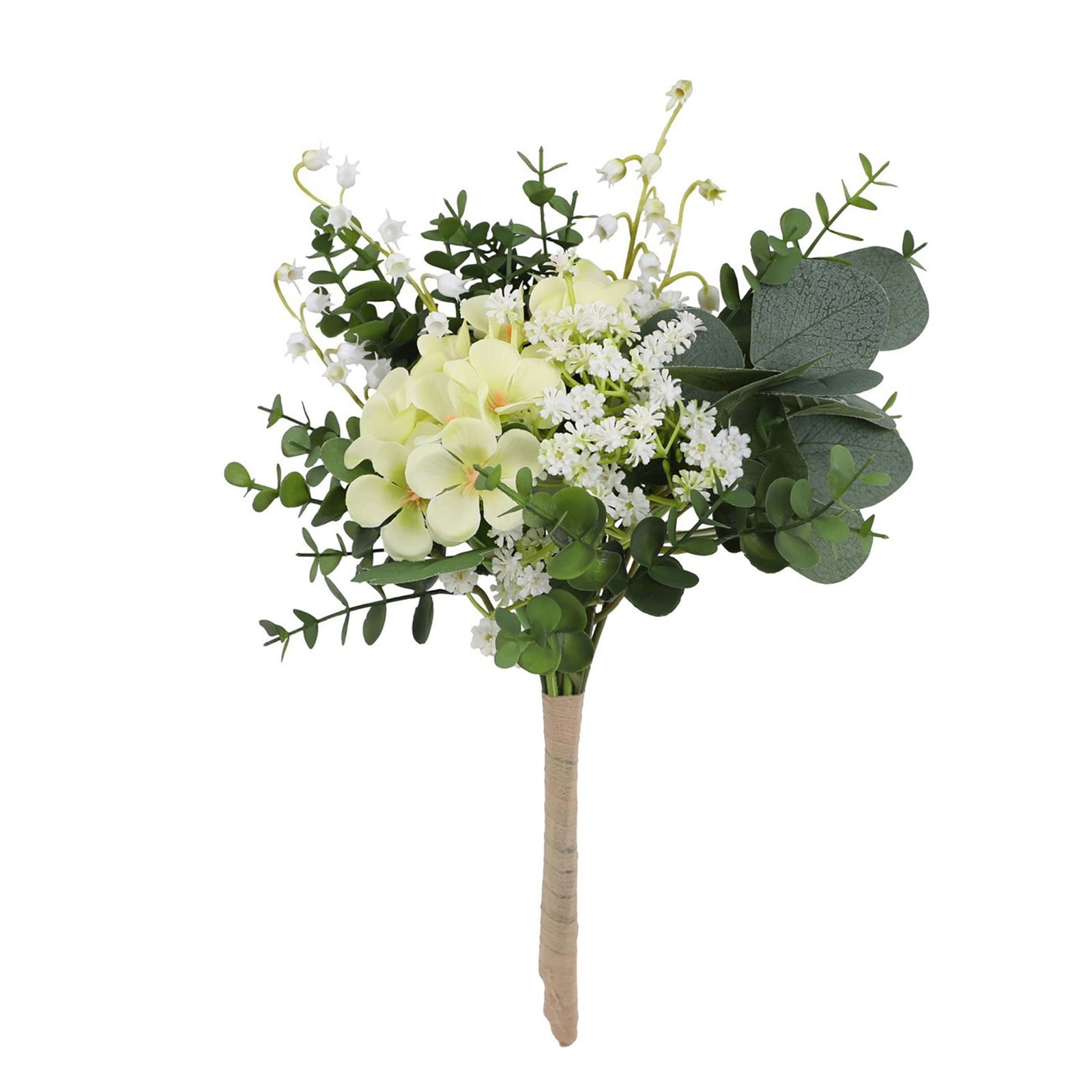 Simulated Hand Held Bouquet-Artificial Bridal Plants Bouquet Flowers ...