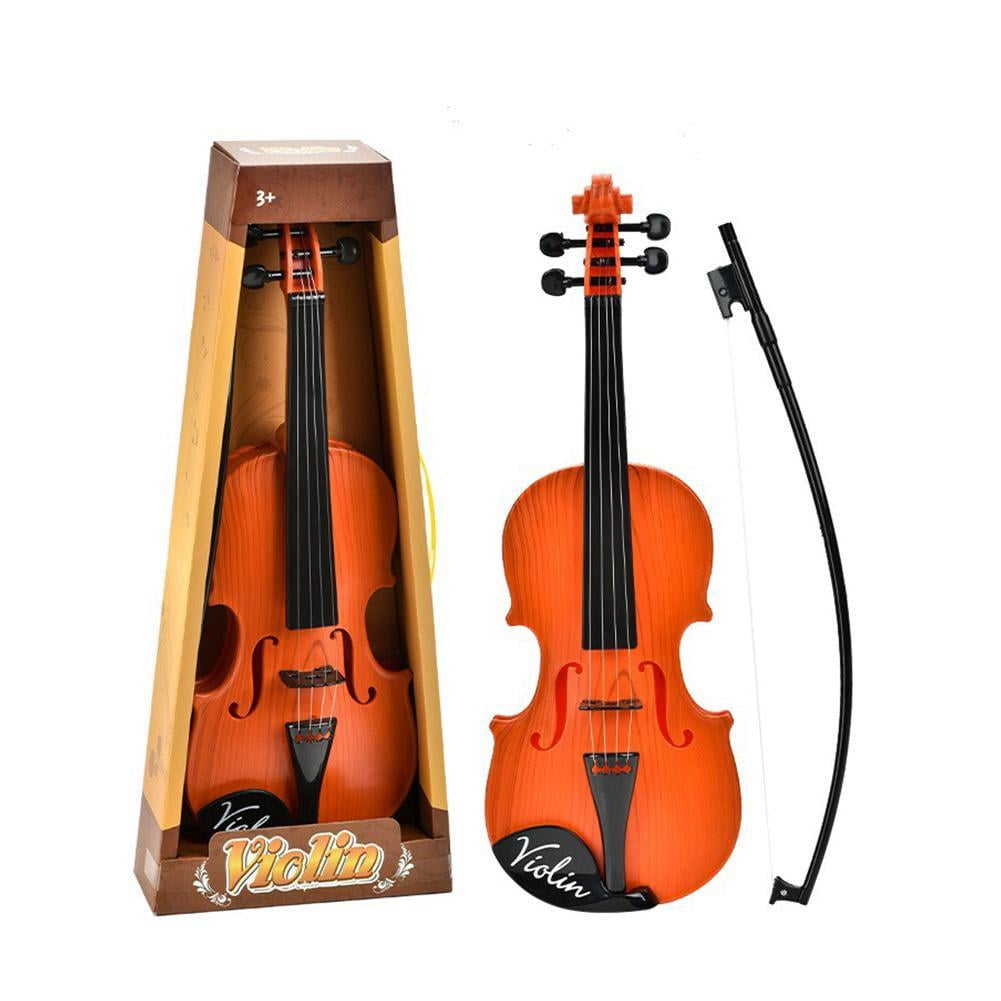 Simulated Kid Acoustic Violin Toy String Musical Light And Yellow ...