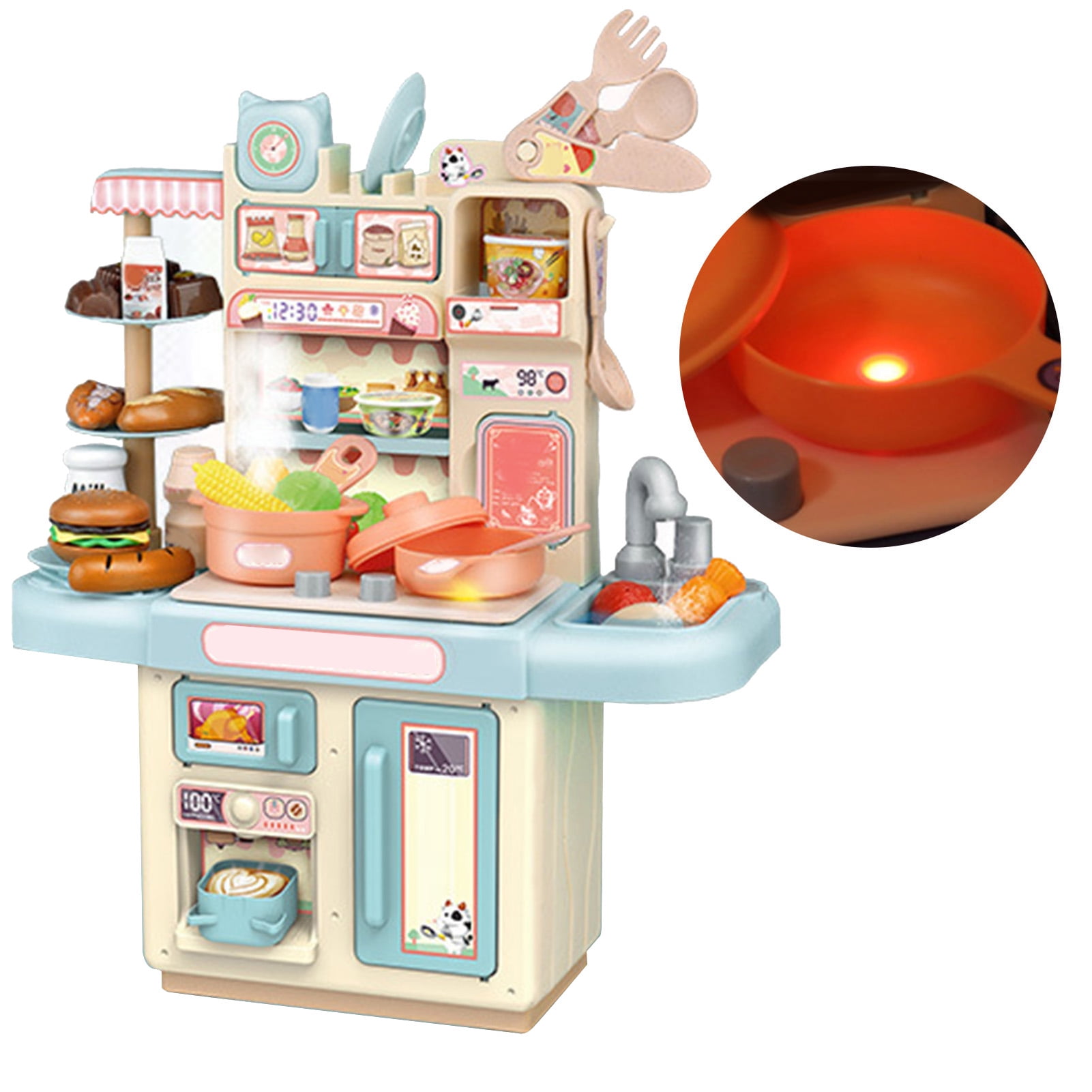 Simulated Kitchen Counter Toy Mist Spray Realistic Electronic Pretend ...