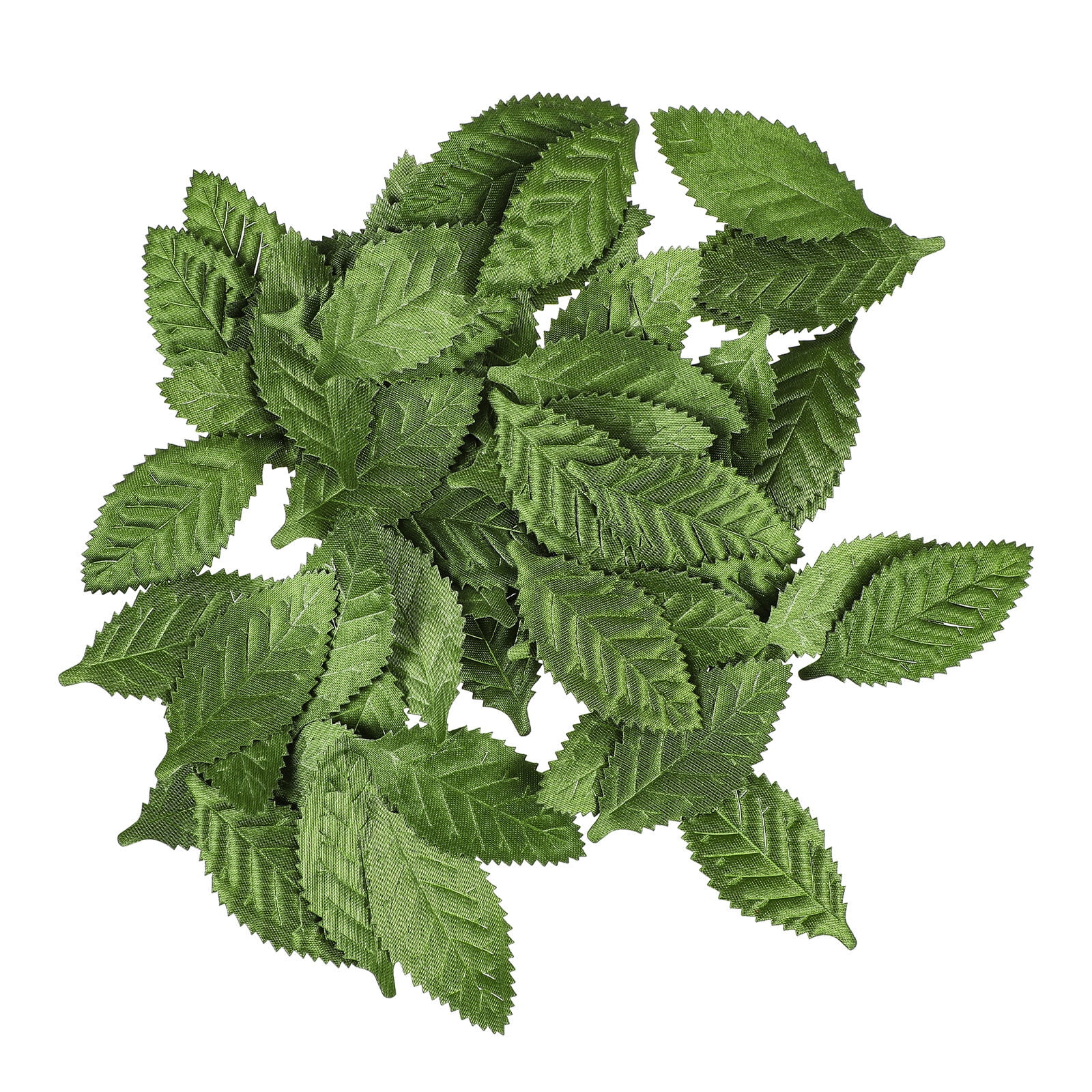 Simulated Leaves 100pcs Fake Fabric Leaves Artificial Leaves Scrapbook ...