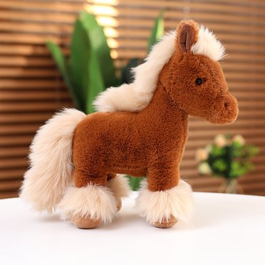 Tezituor 4Pcs Large Horse Stuffed Animal 21" Mommy Stuffed Horse's ...