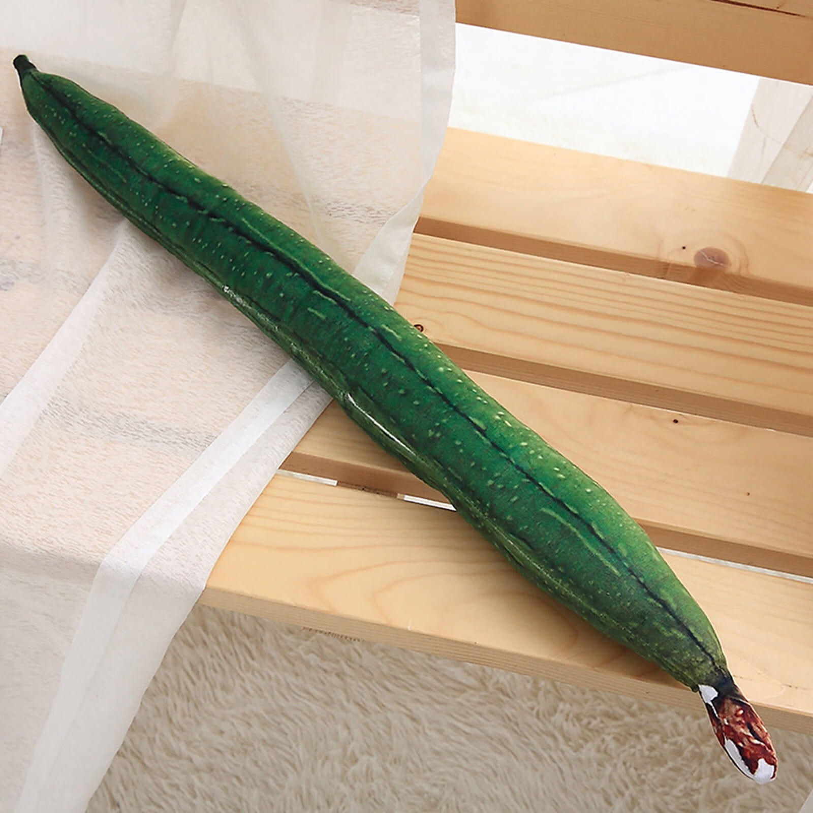 Simulated Loofah And Cucumber Plush Toys Provide Super Realistic Soft ...