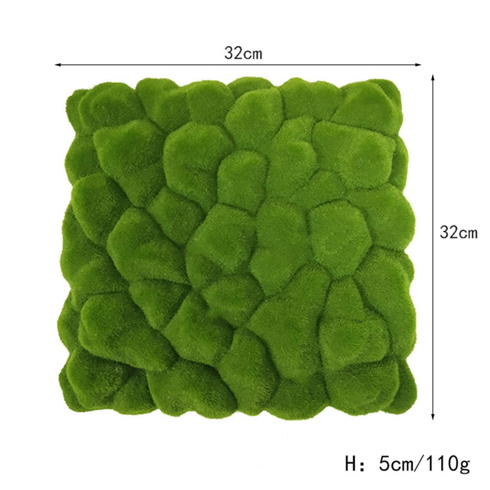 Simulated moss foam board flocking fake moss stone plant background ...