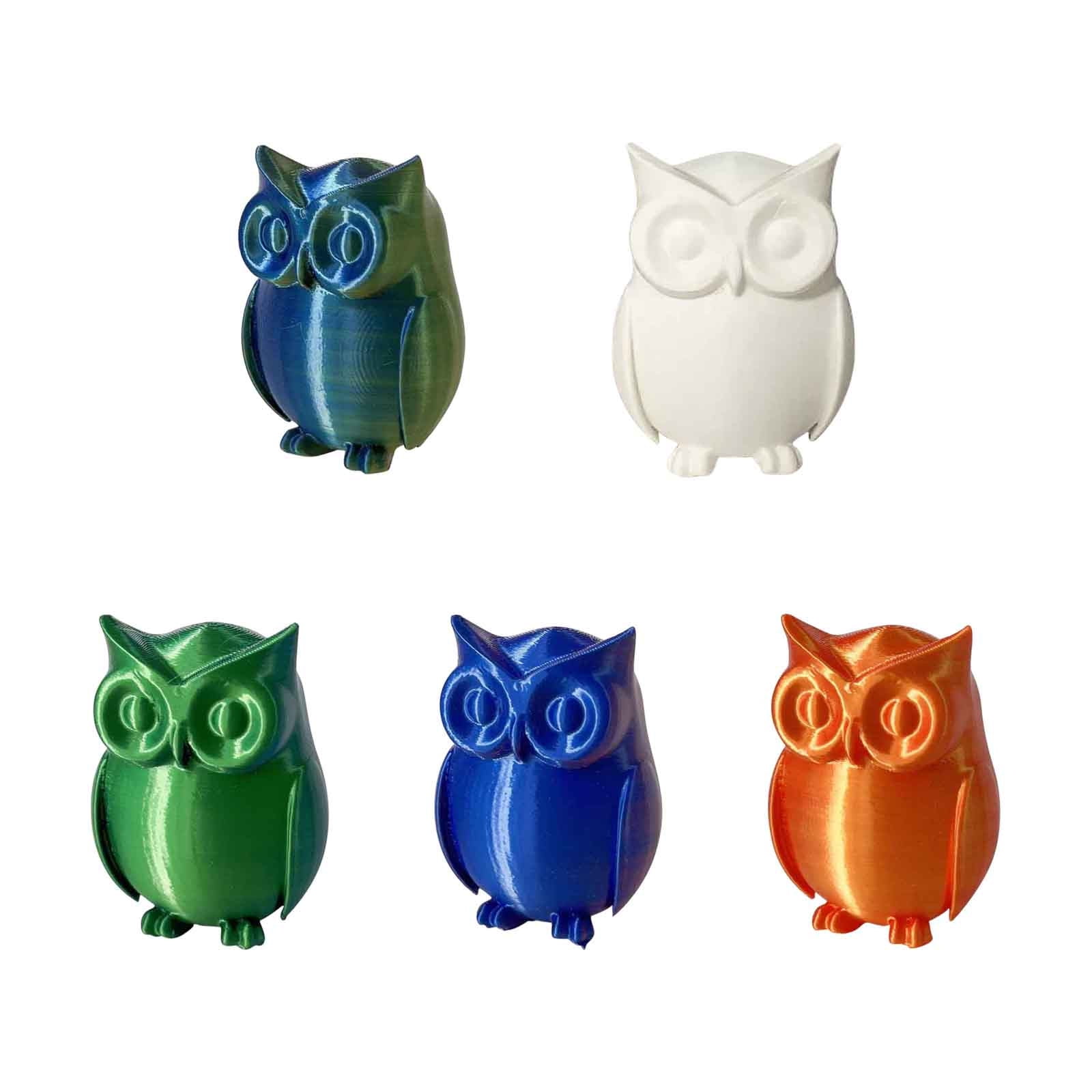 Simulated Owl Model Figure Toy, 3D Printed Owl Animal Figurines ...