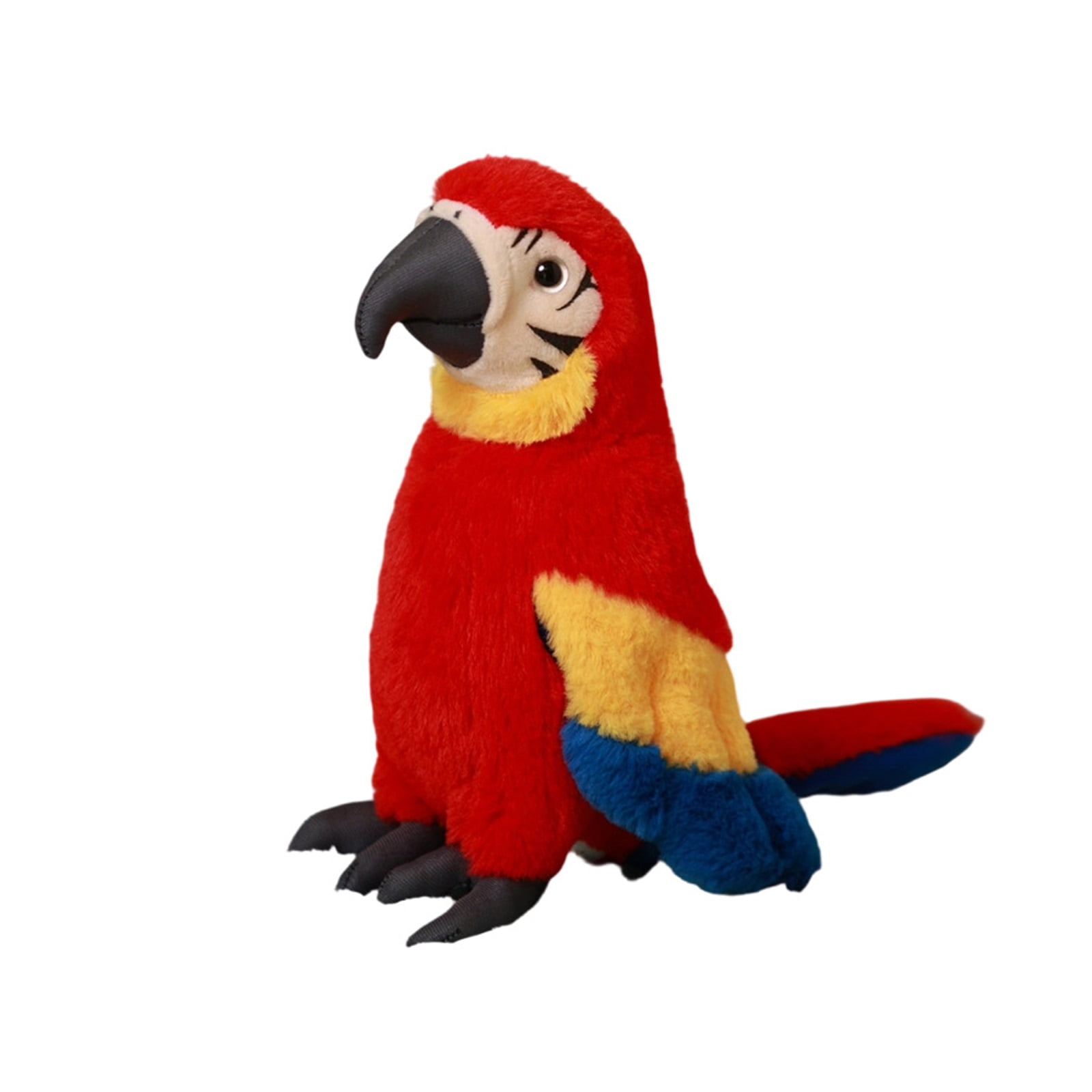 Simulated Parrot Plush Toy, Lifelike Stuffed Animal With Soft Plush ...
