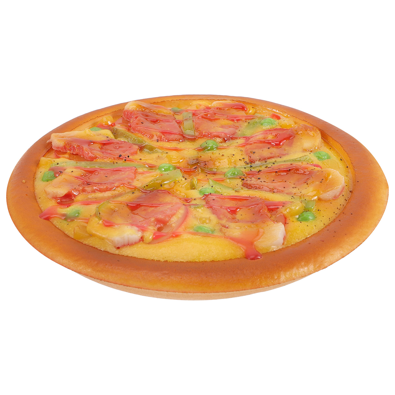 Simulated Pizza Adornment Pretend Pizza Toy Pizza Display Prop for ...