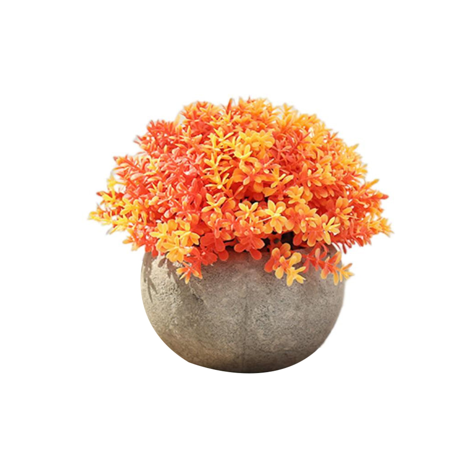 Simulated Plant Bonsai Paper Pulp Pot Artificial Green Plant ...