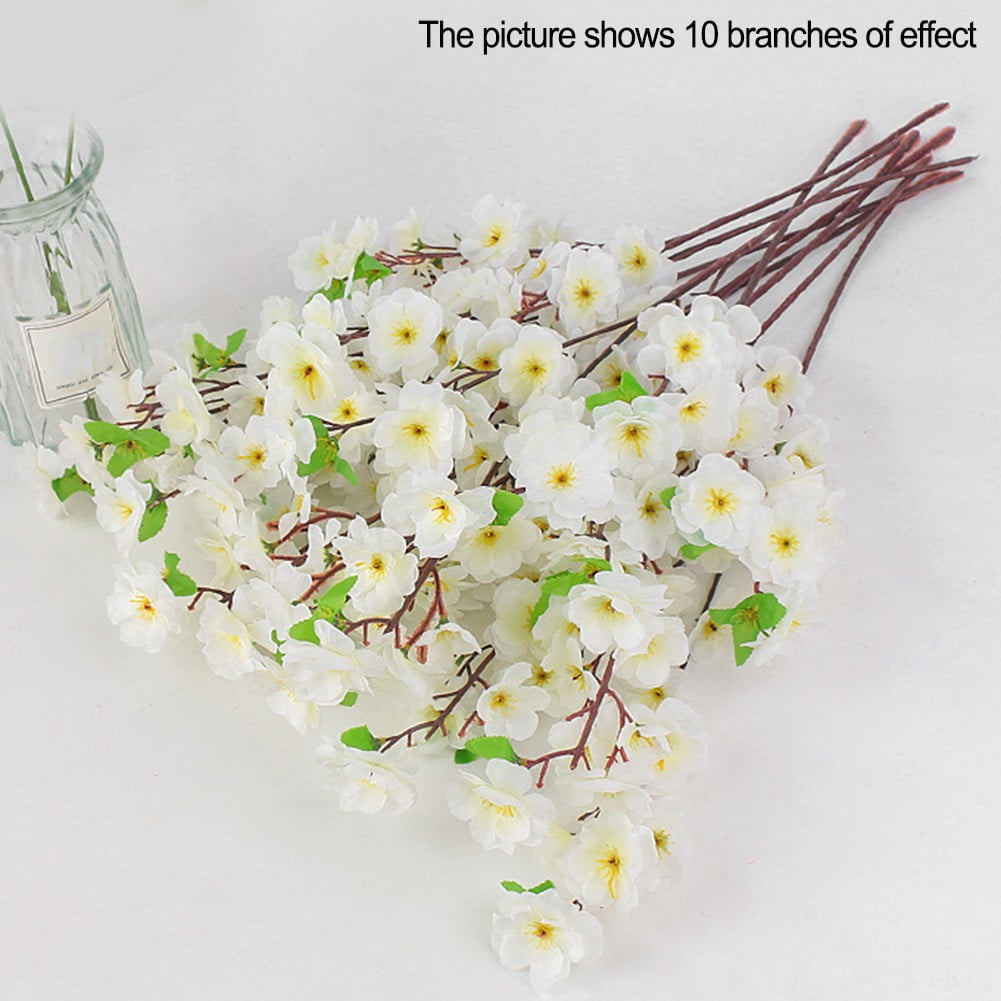 Simulated Plants Artificial Peach Blossom Branches for Wedding Venues ...