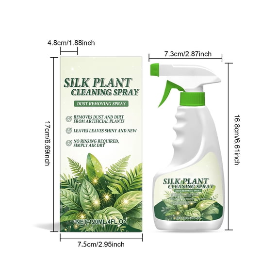 Simulated Plants Cleaning Spray Home Display Artificial Green Plants ...