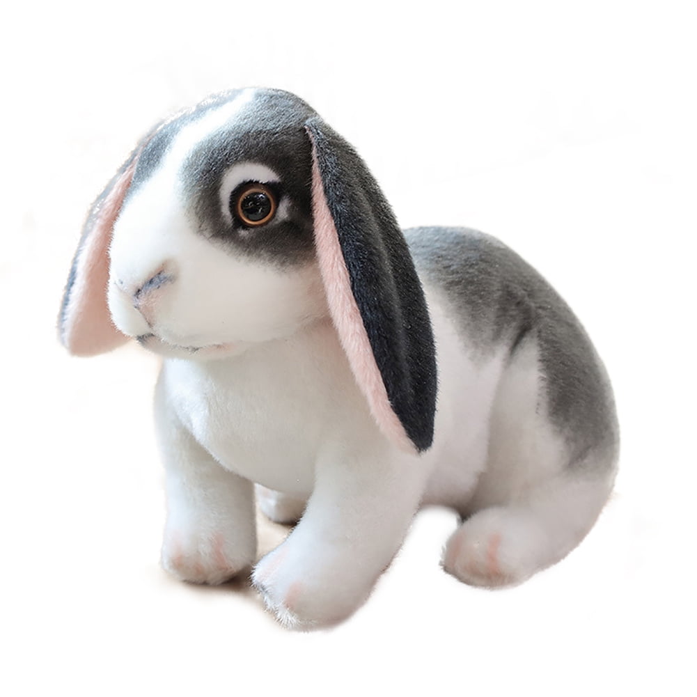 Simulated Rabbit Toy Throw Pillow Cartoon Rabbit Animal Plush Stuffed ...