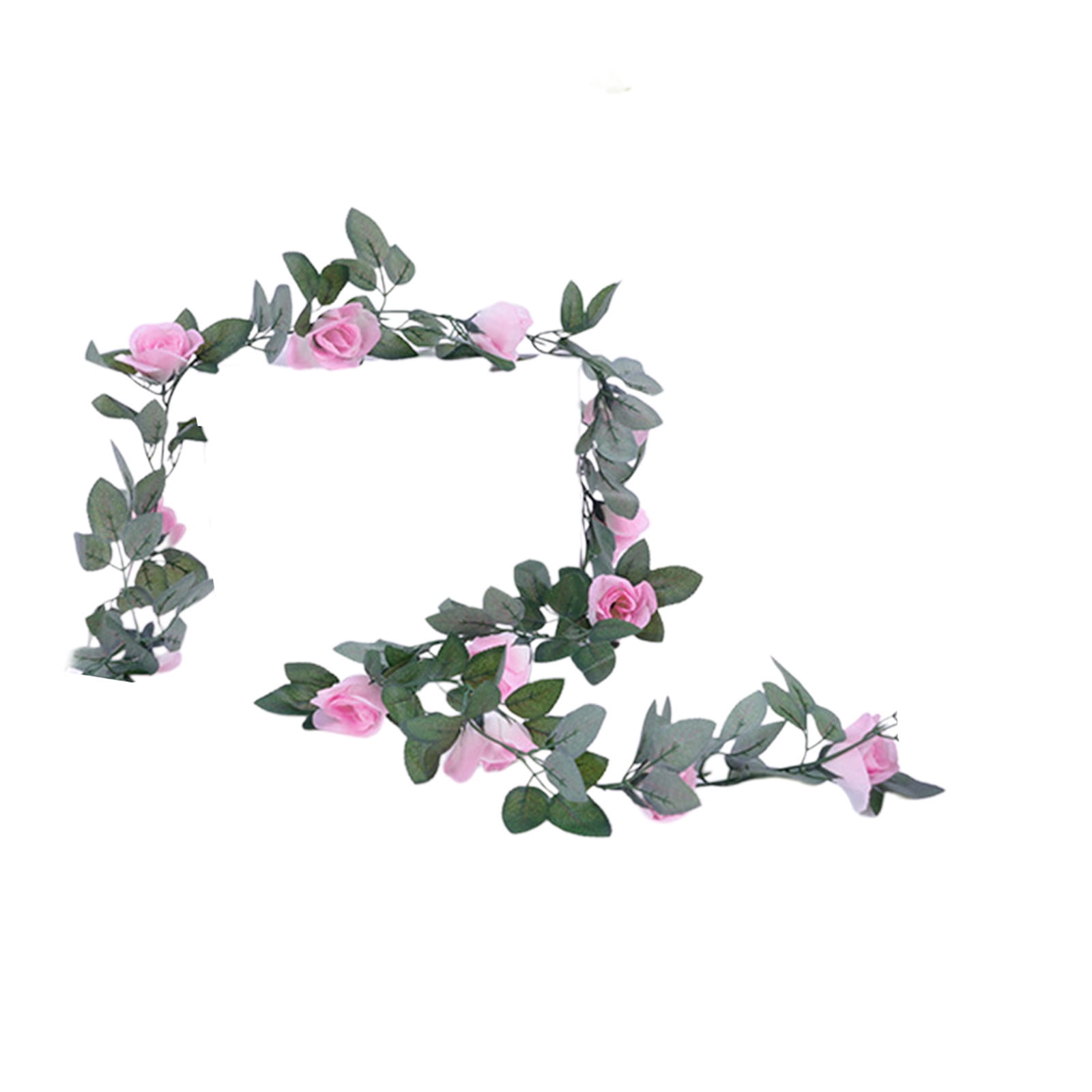 Simulated Rose Rattan Wall Hanging with Flexible Vintage Design for ...