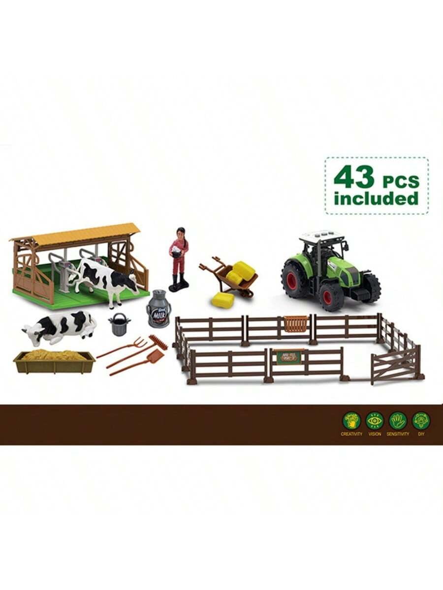 Simulated Rural Engineering Vehicle Model, Wheat Harvester Toy ...