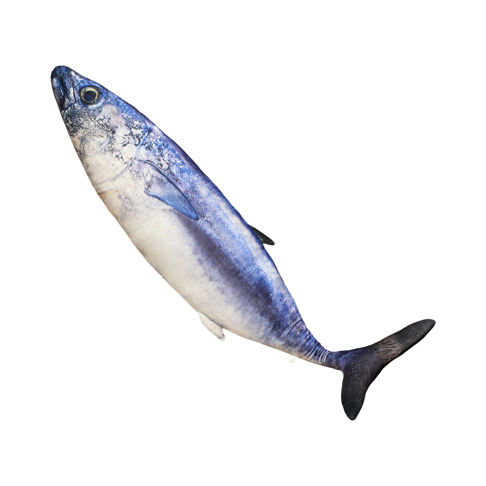 Simulated Sea Fish Plush Toy Mackerel Pike Tuna Salmon Plushie Stuffed ...