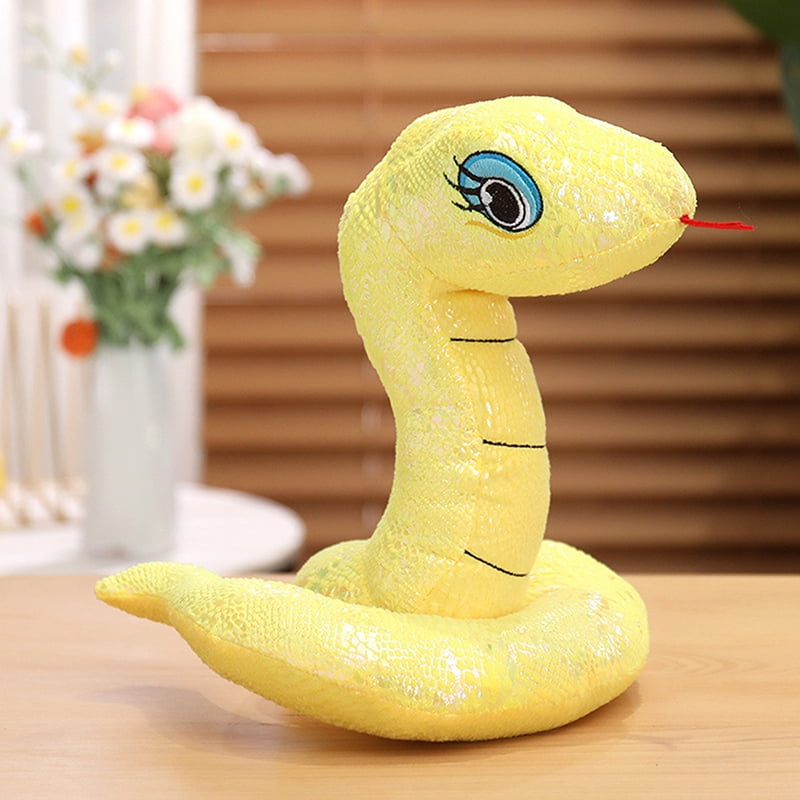 Simulated Sequin Snake Plush Toy Snakes Plushies Doll Funny Spoof Joke ...