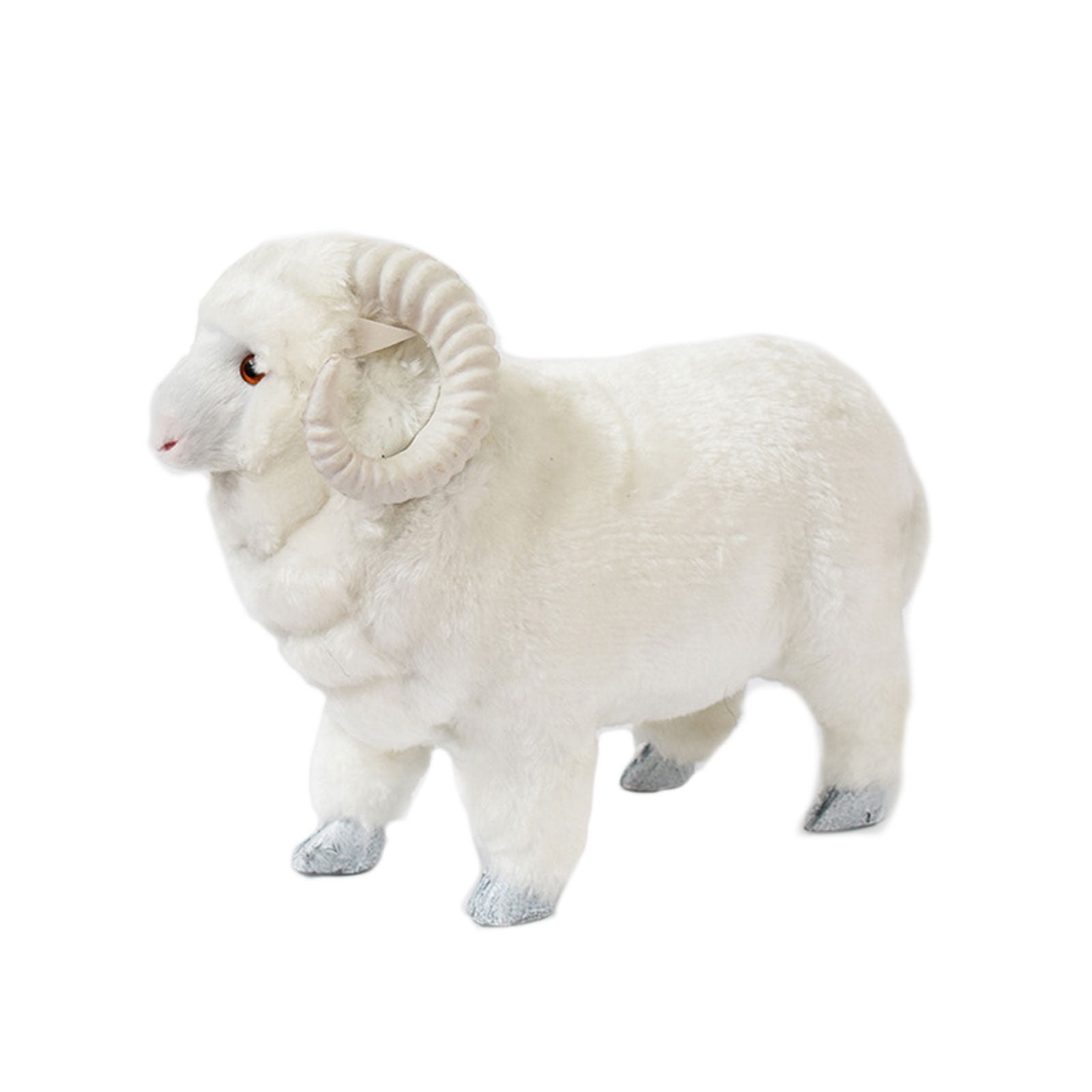 Simulated Sheep Stuffed Animal ith Sounds Adorable Fluffy Plush Sheep ...