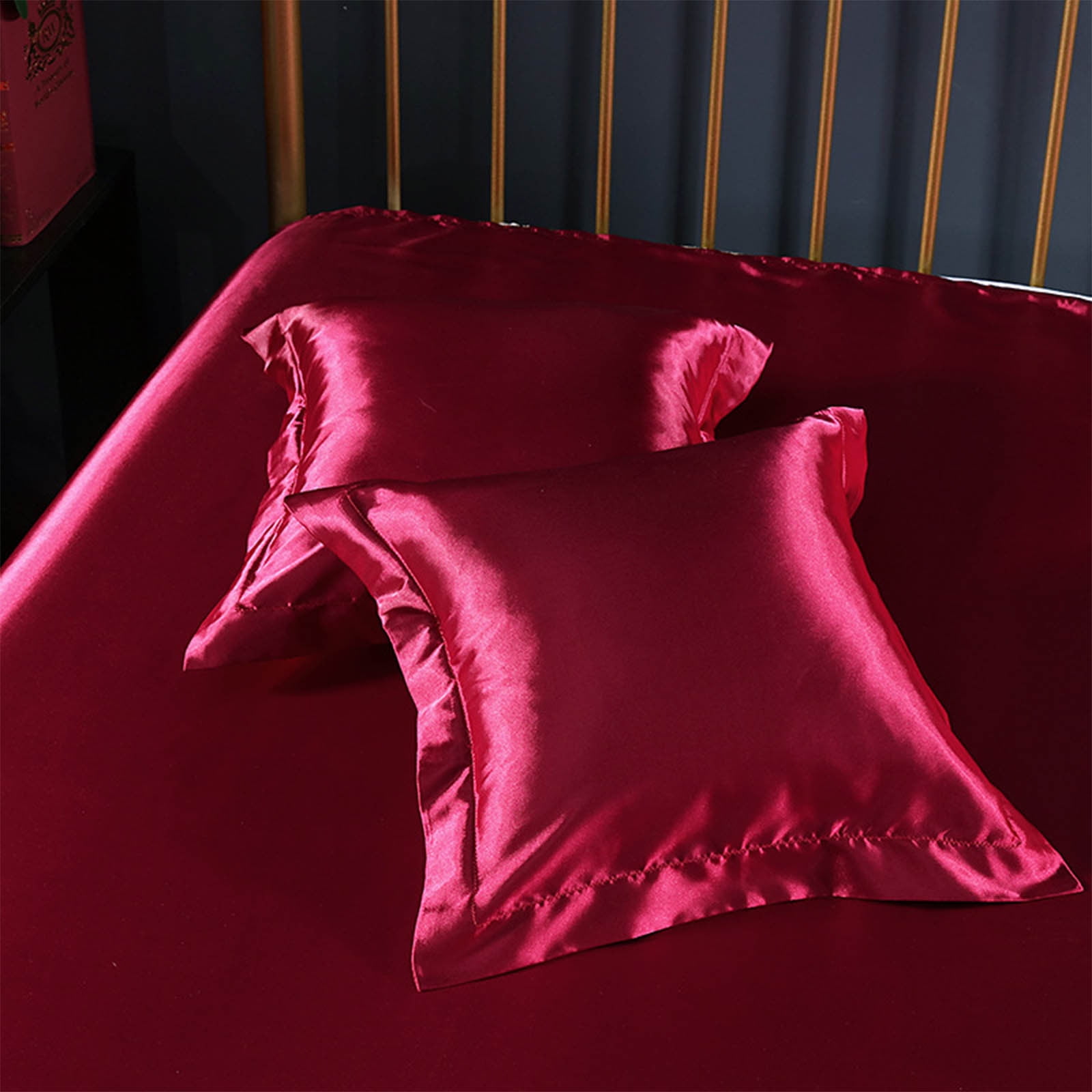 Simulated Silk Pillowcase for Hair and Skin | Satin-Feel Soft ...