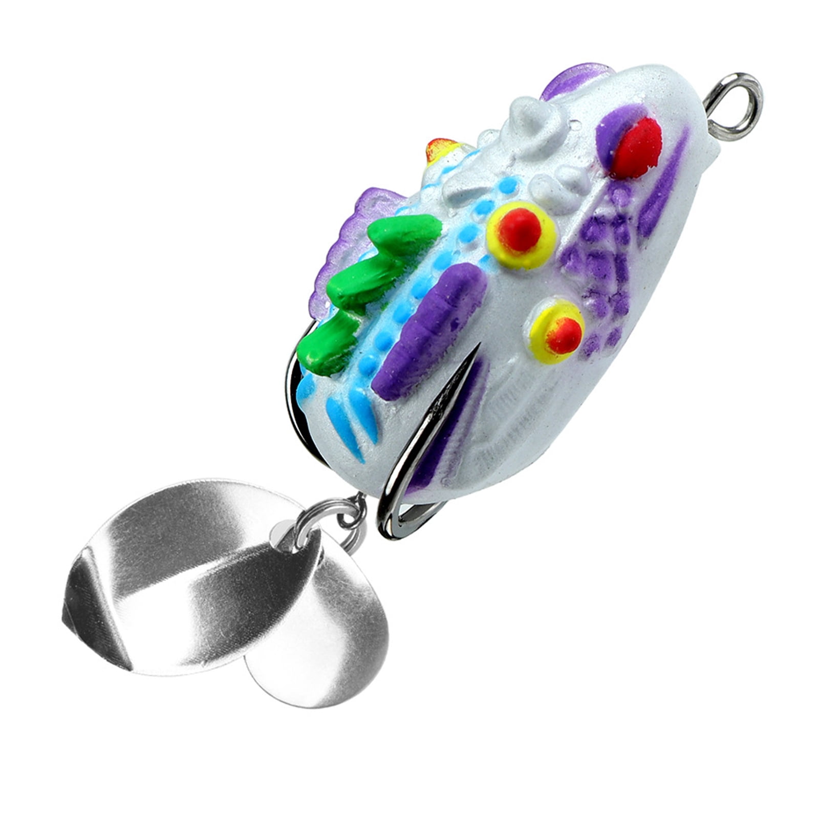 Simulated Soft PVC Frogs Lures with Double Hook & Blade 3.5cm Ray Frogs ...