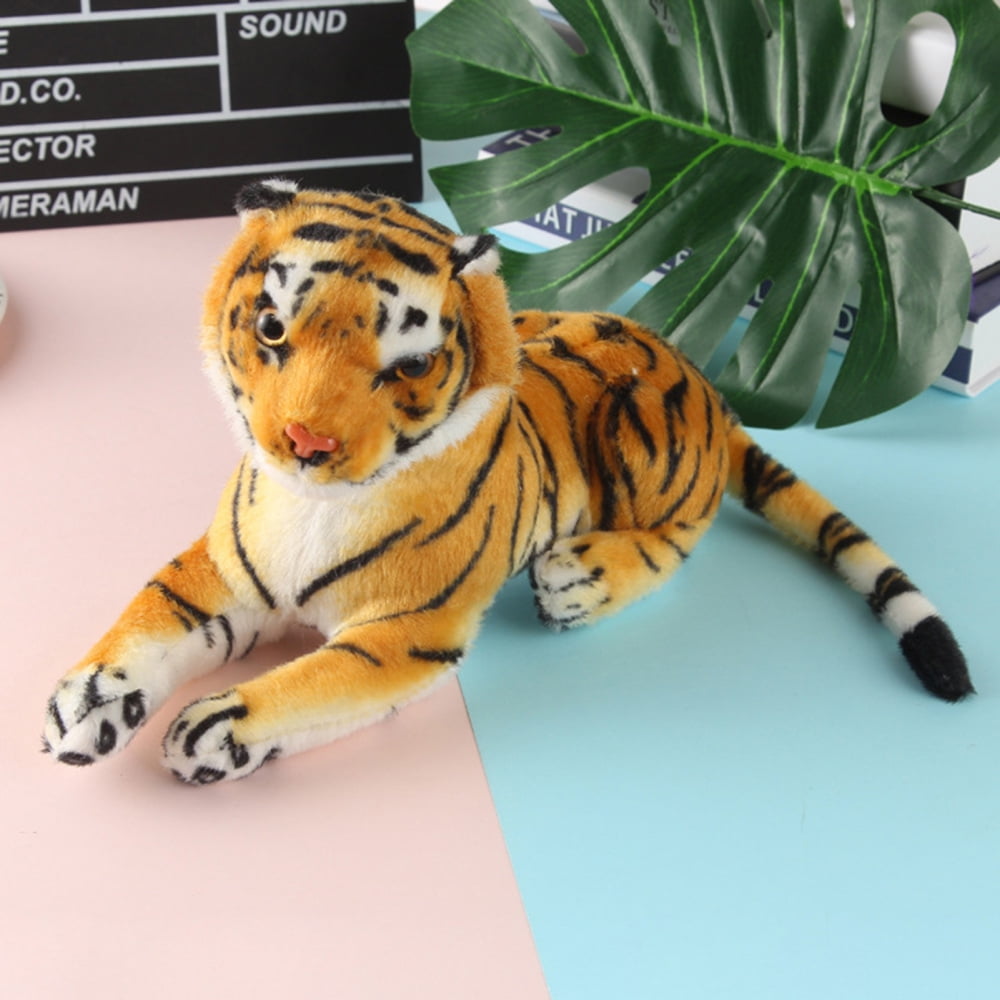 Simulated Tiger Plush Toys Mini Tiger Home Decoration for Bedroom ...