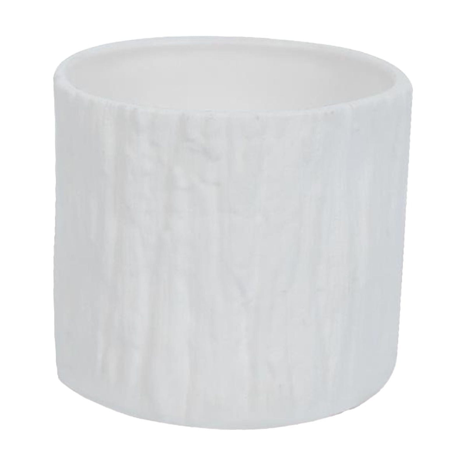 Simulated Tree Bark Texture Plastic Flower Pot, Indoor Outdoor Herb ...