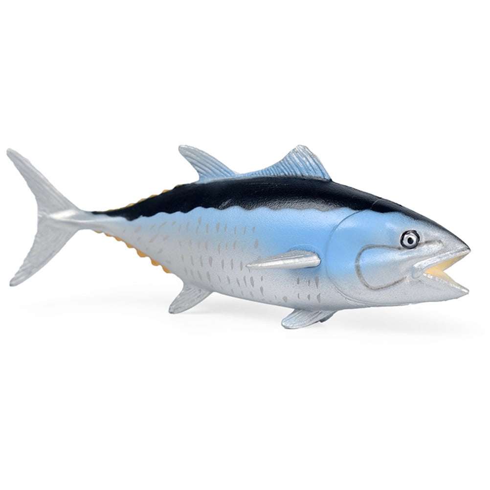 Simulated Tuna Fish Sculpture Small Figurines Kids Toy Accessories ...