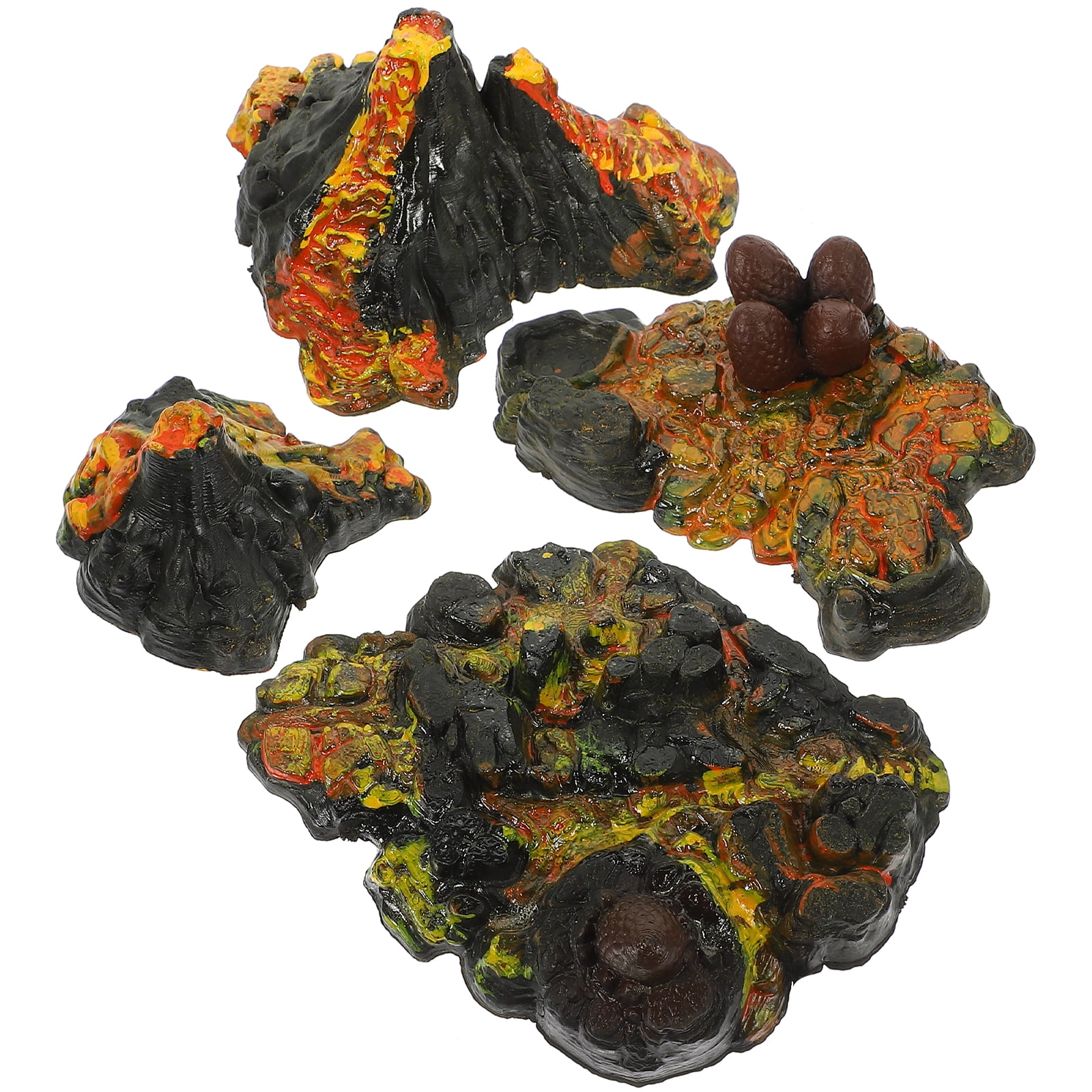 Simulated Volcano Model Sand Miniature Desktop Decor Toy Child ...