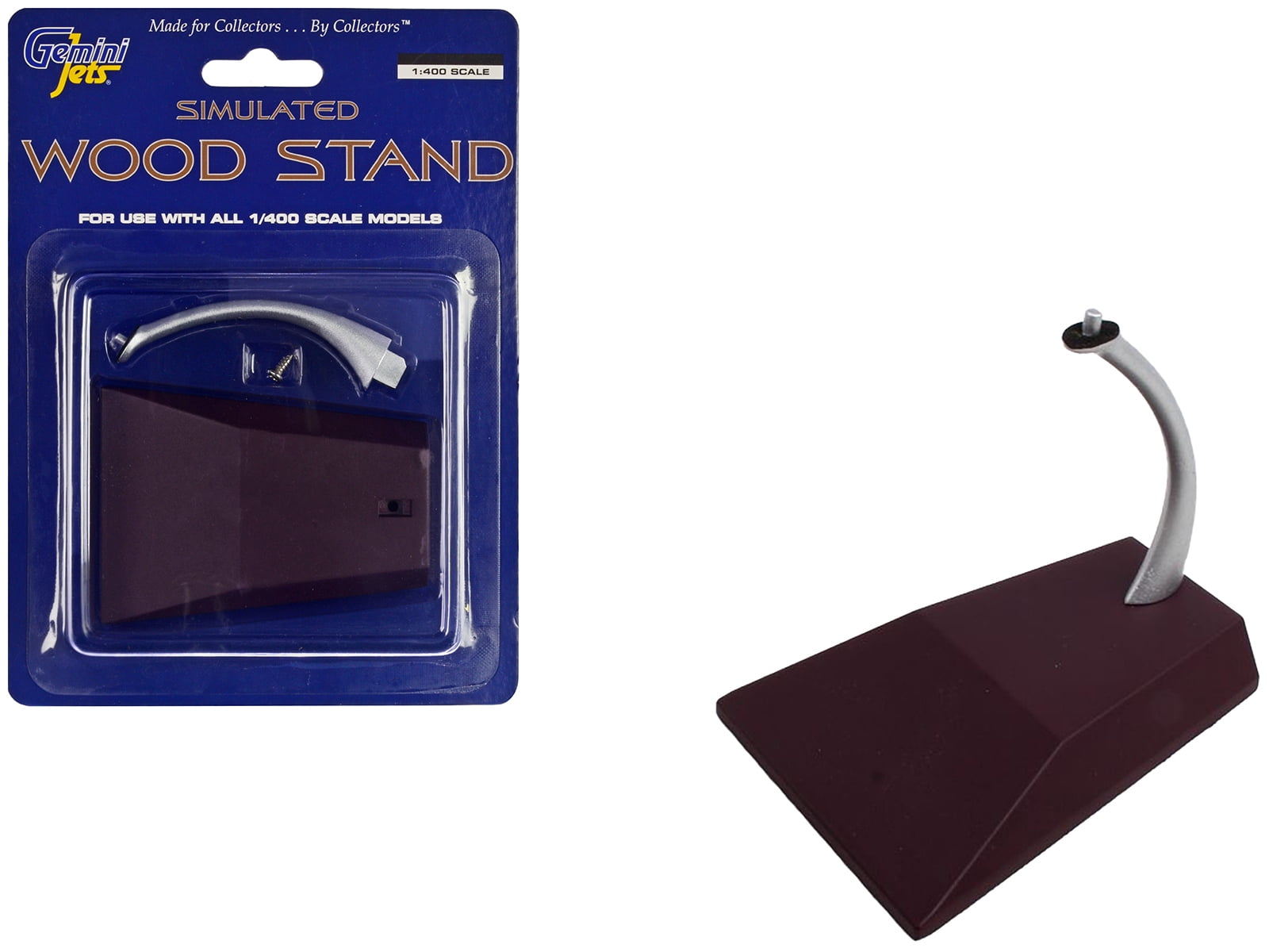 Simulated Wood Display Stand for 1/400 Scale Models by GeminiJets ...