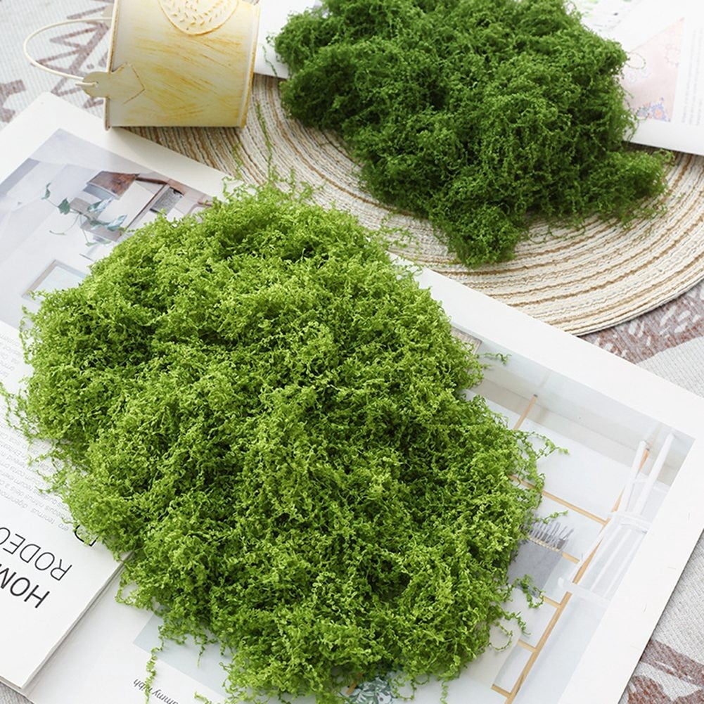 Simulated artificial turf landscape decoration Light green/green 100g ...