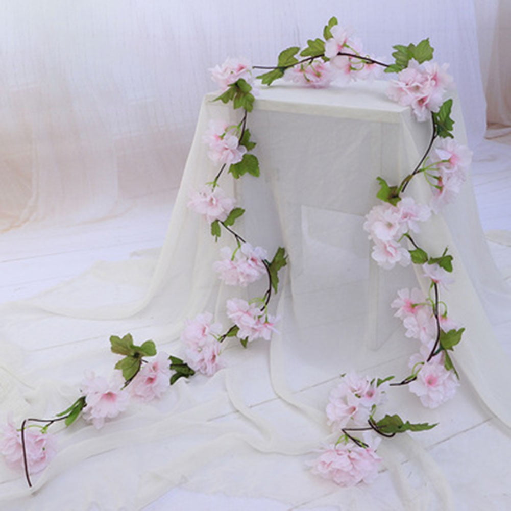 Simulated for cherry blossom rattan fake flower rattan wedding ...