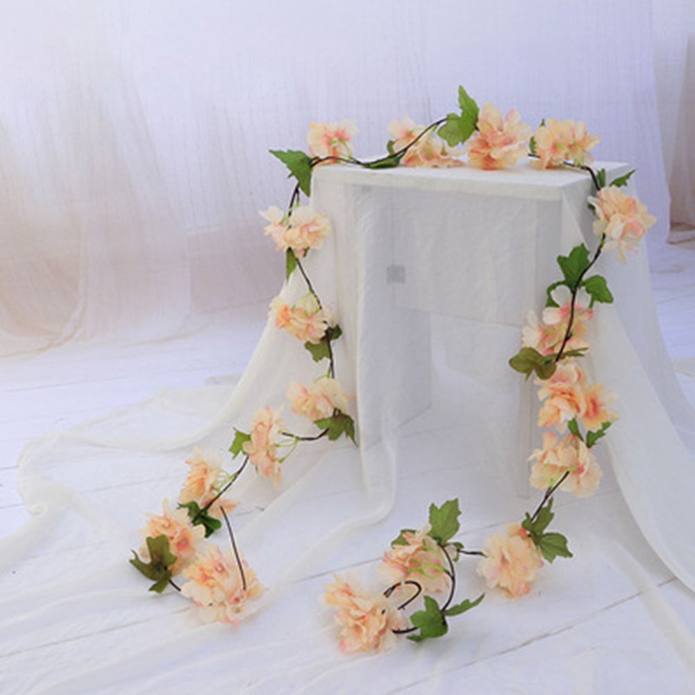 Simulated for cherry blossom rattan fake flower rattan wedding ...